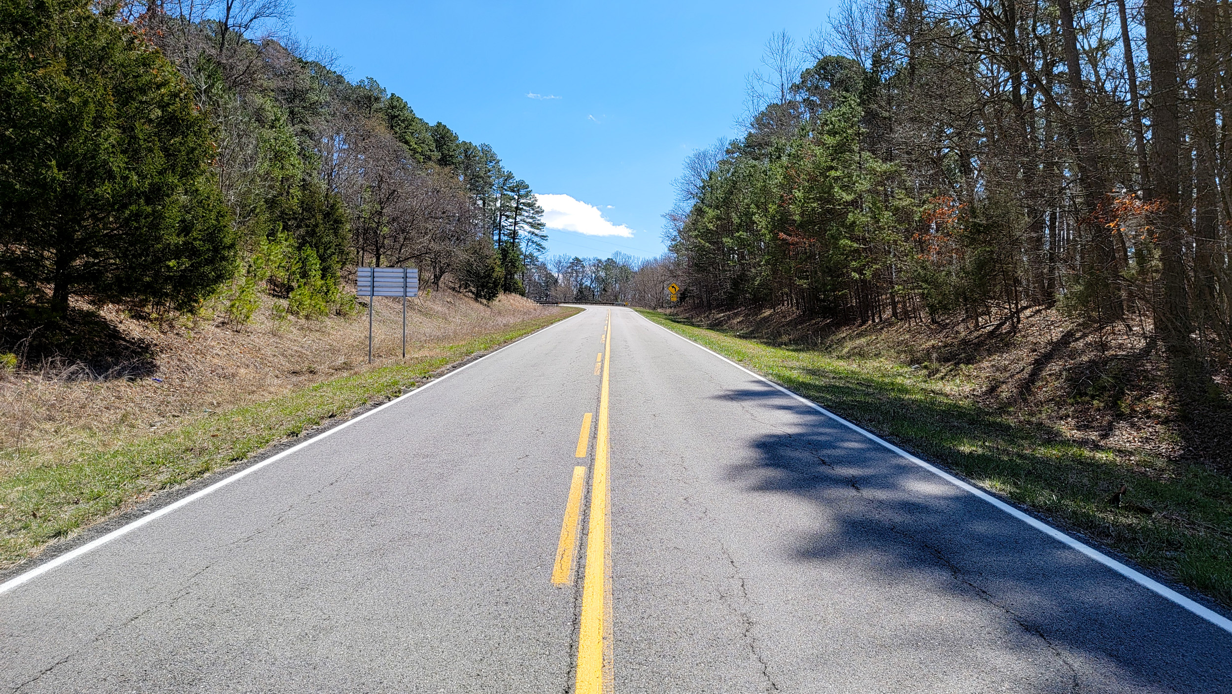 One hour later ... Crossing County Road CC - Breakfast in America
